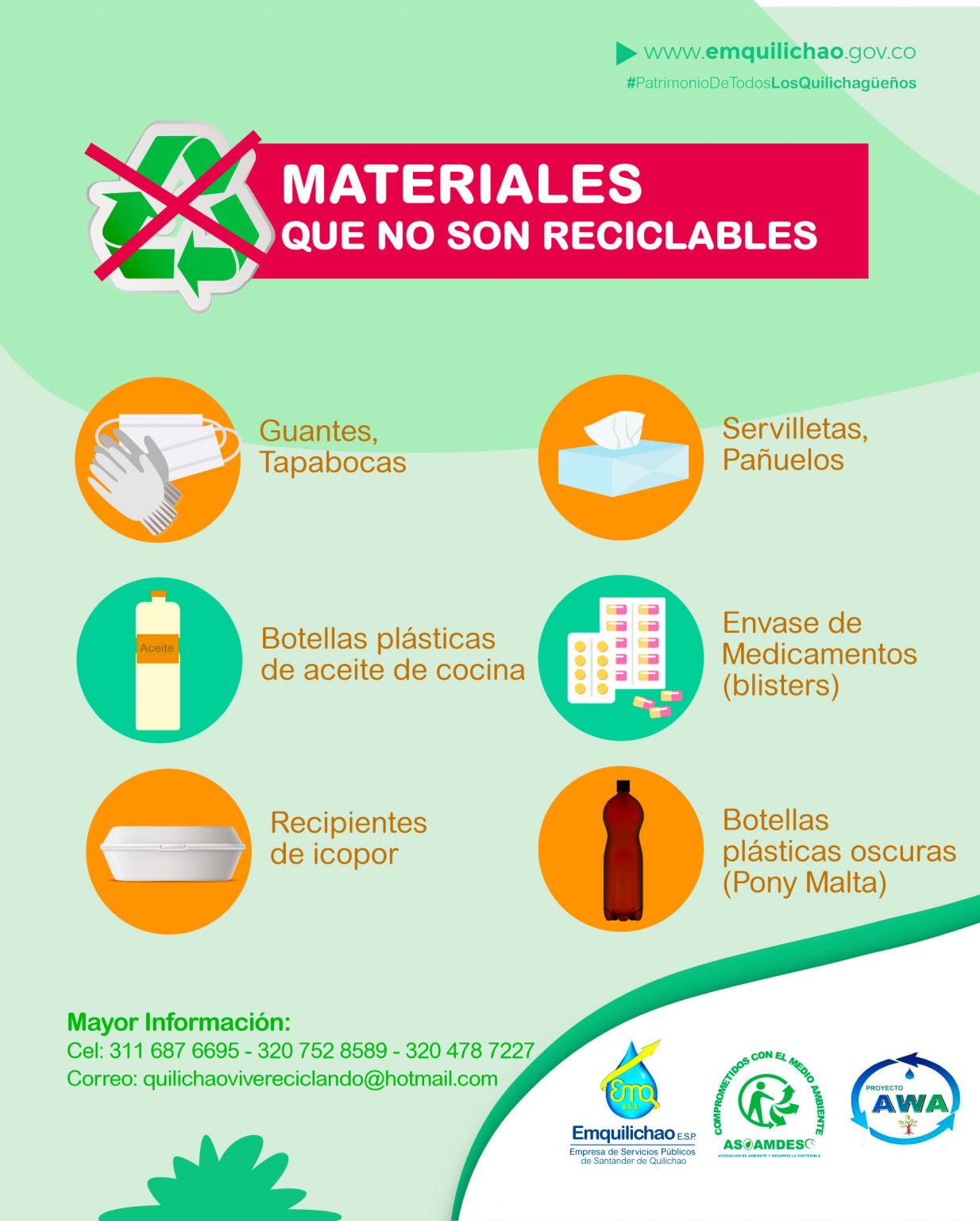 Materiales Que No Son Reciclables Emquilichao E S P